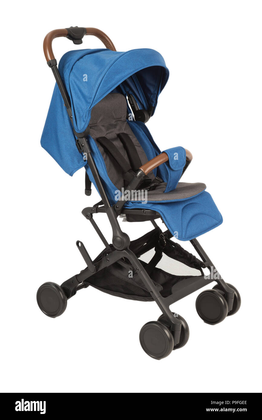 A stroller on a white background, modern design Stock Photo - Alamy