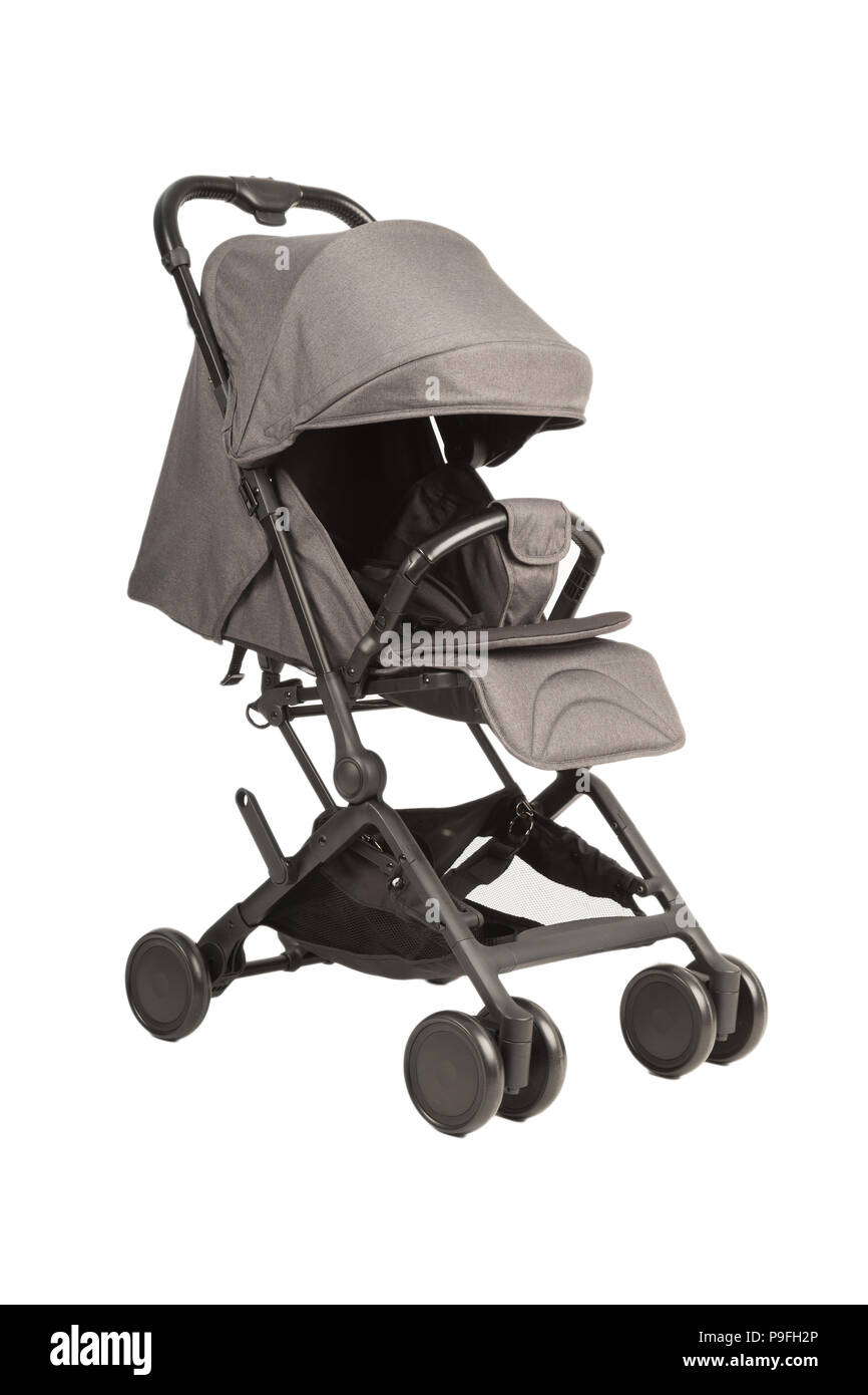 A stroller on a white background, modern design Stock Photo - Alamy