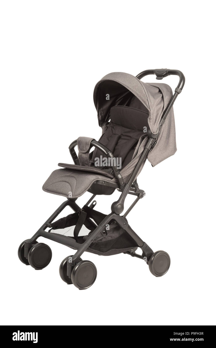 A stroller on a white background, modern design Stock Photo - Alamy