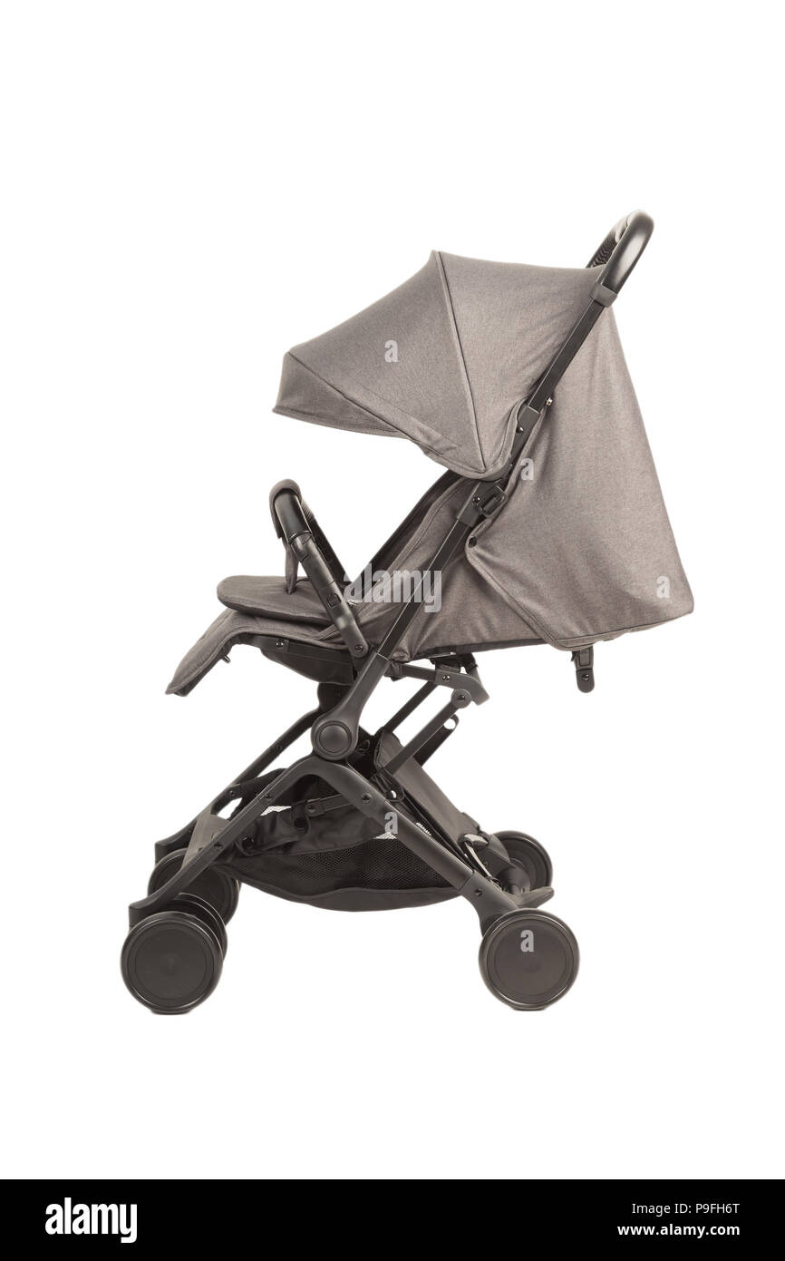 A stroller on a white background, modern design Stock Photo - Alamy