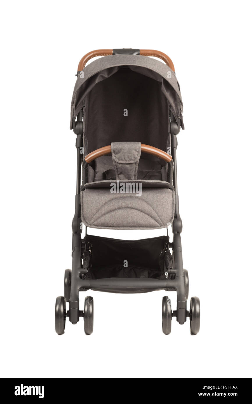 A stroller on a white background, modern design Stock Photo - Alamy