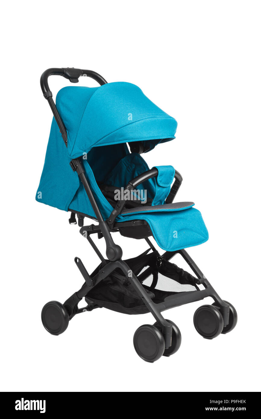 A stroller on a white background, modern design Stock Photo - Alamy