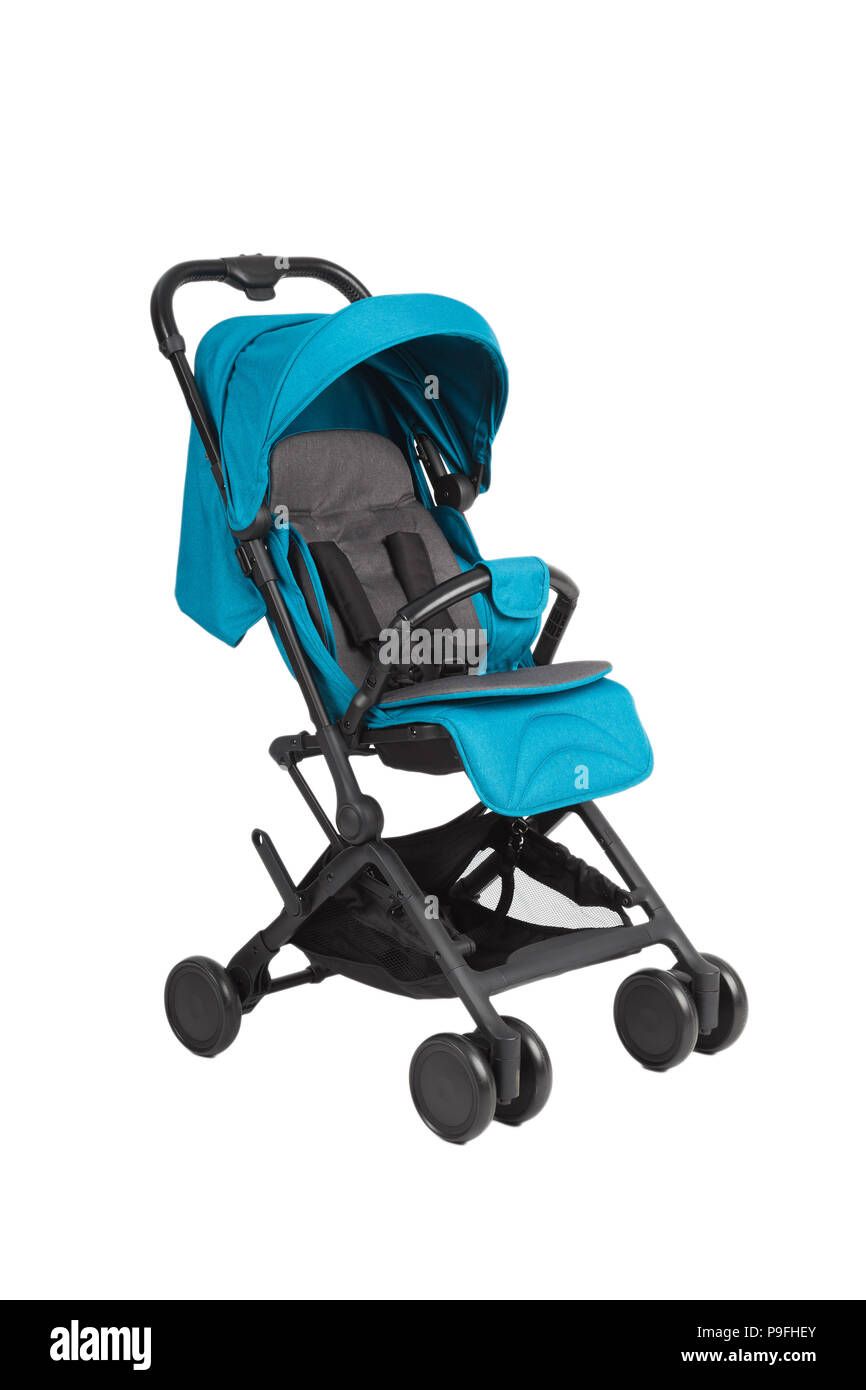 A stroller on a white background, modern design Stock Photo - Alamy
