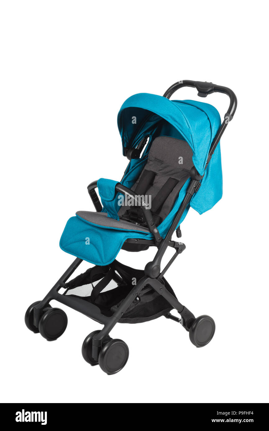 A stroller on a white background, modern design Stock Photo - Alamy