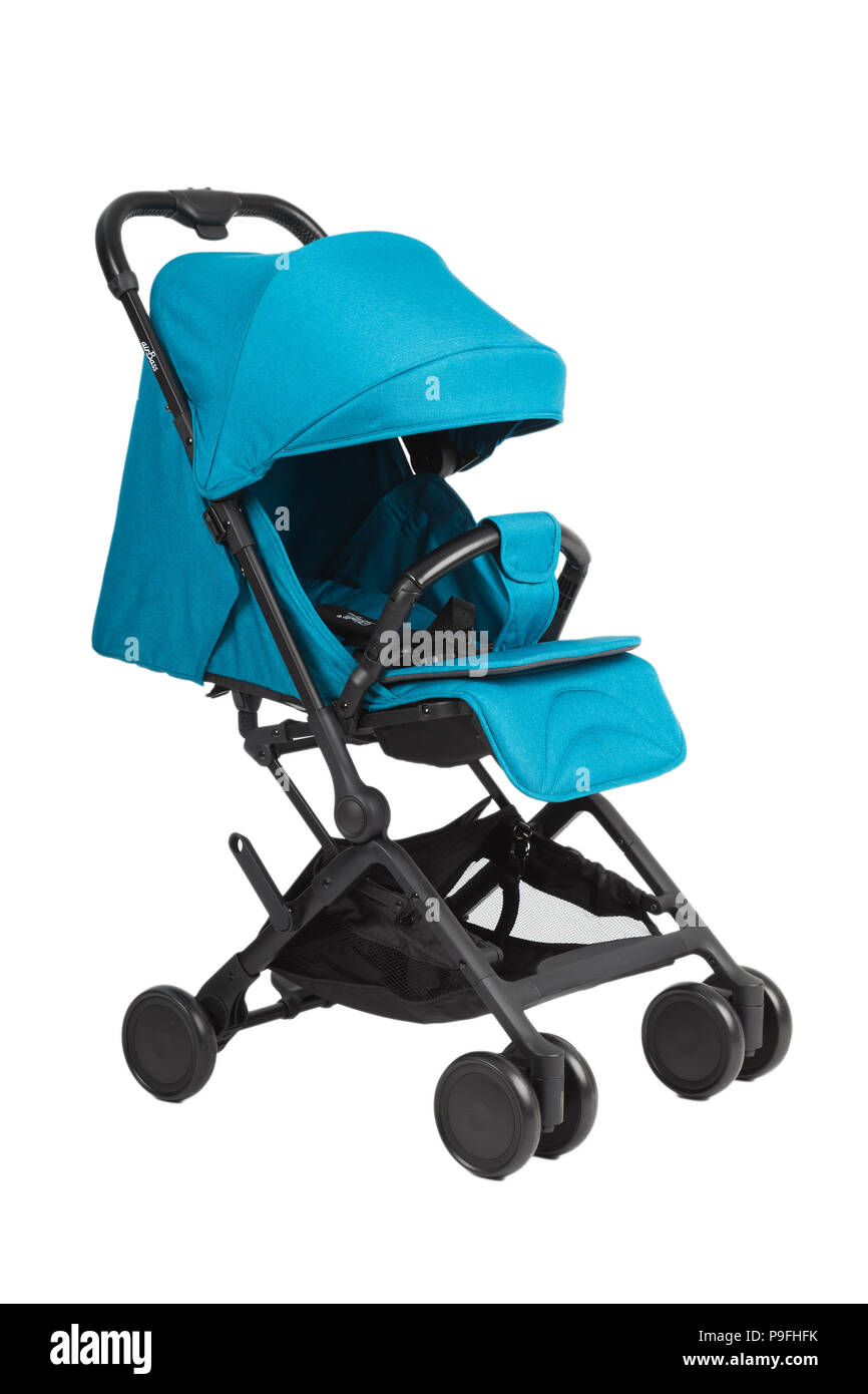 A stroller on a white background, modern design Stock Photo - Alamy