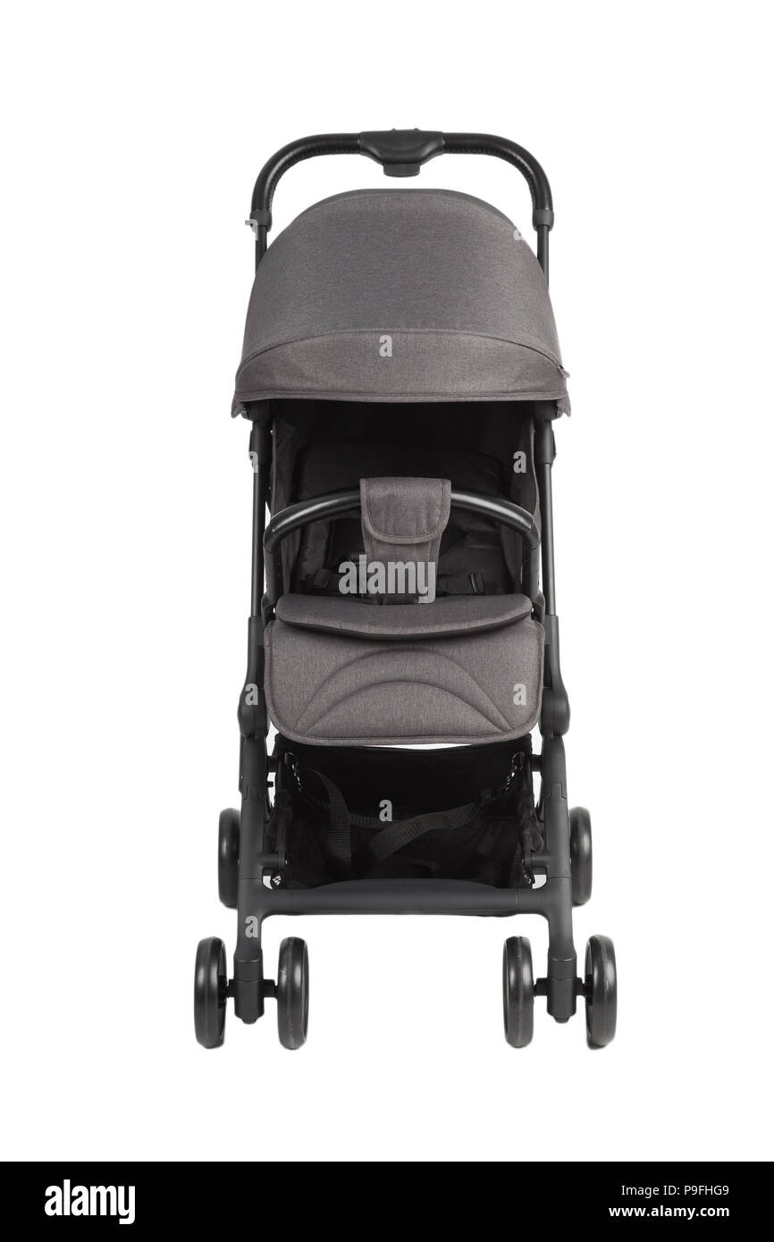 A stroller on a white background, modern design Stock Photo - Alamy