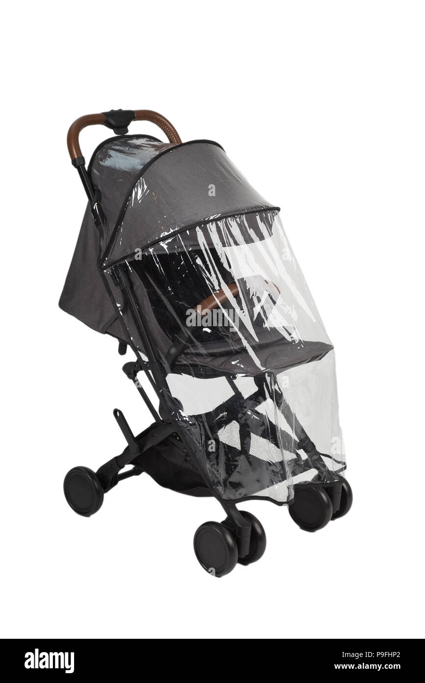 A stroller on a white background, modern design Stock Photo - Alamy