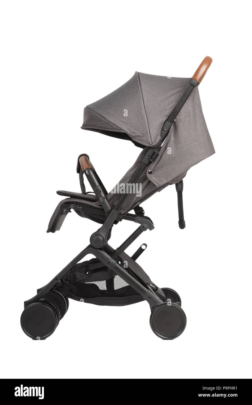 A stroller on a white background, modern design Stock Photo - Alamy