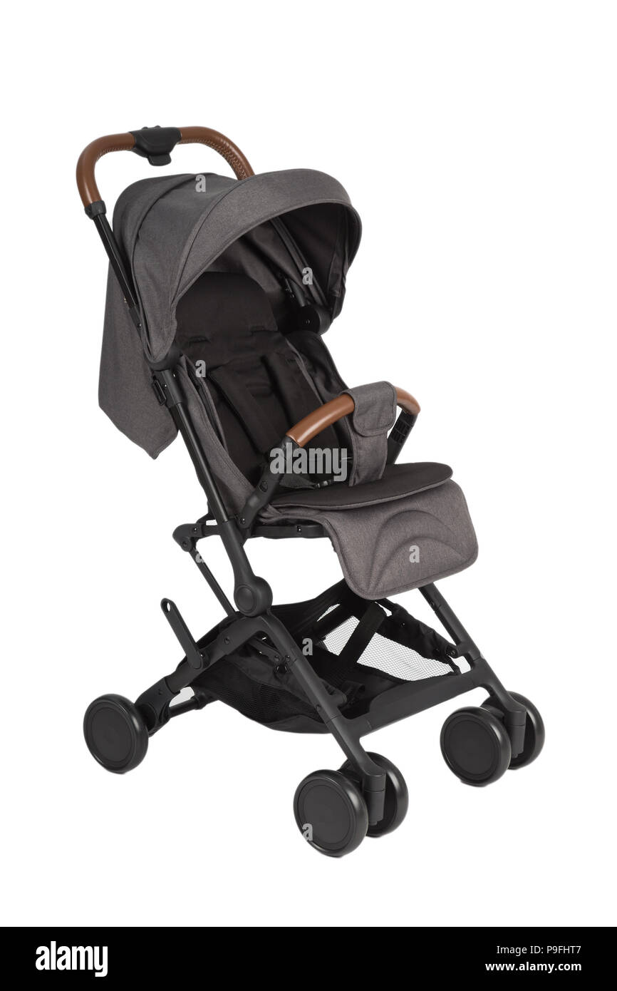 A stroller on a white background, modern design Stock Photo - Alamy