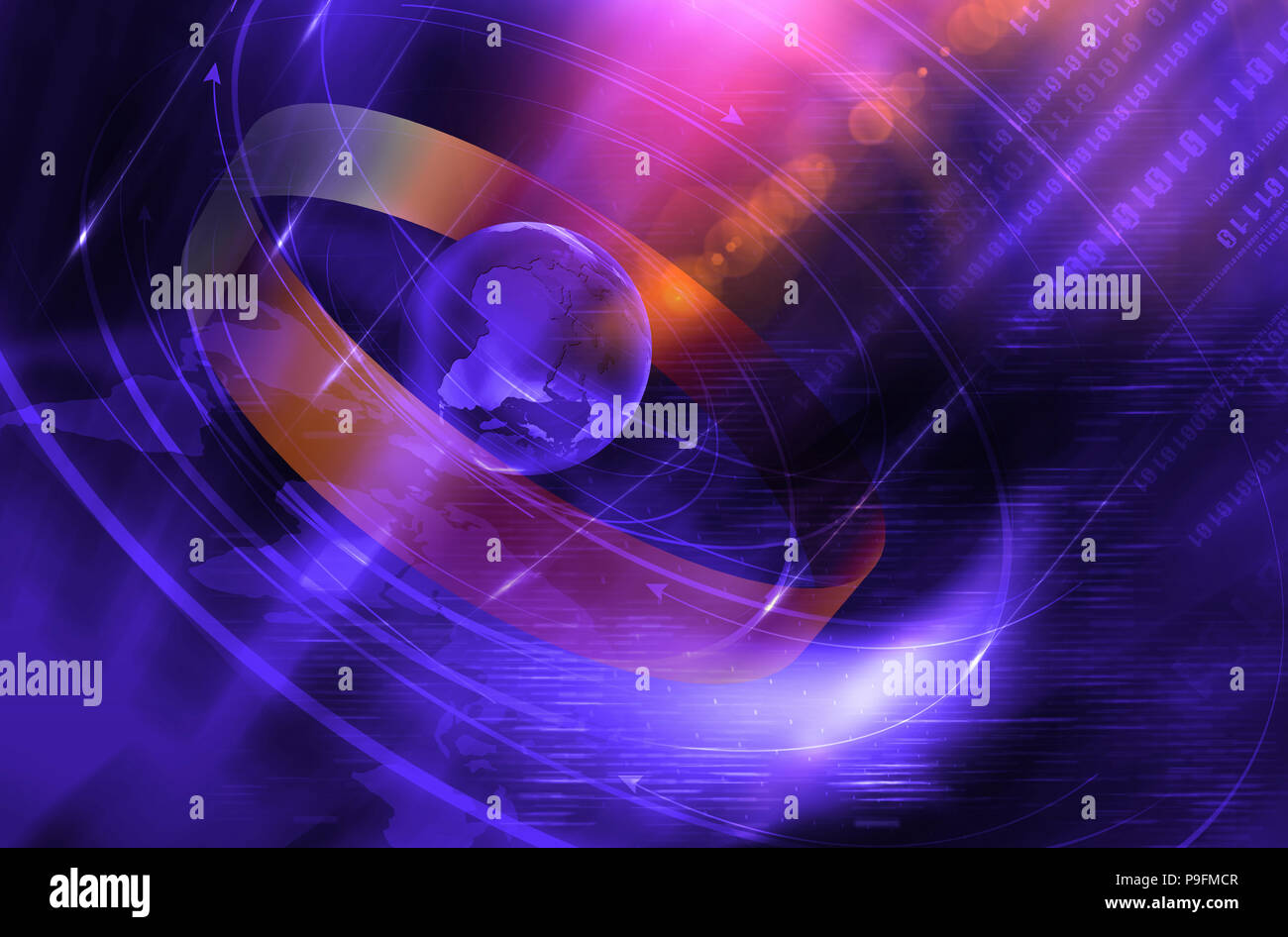 Graphical modern studio news background, suitable for Internet and tv ...