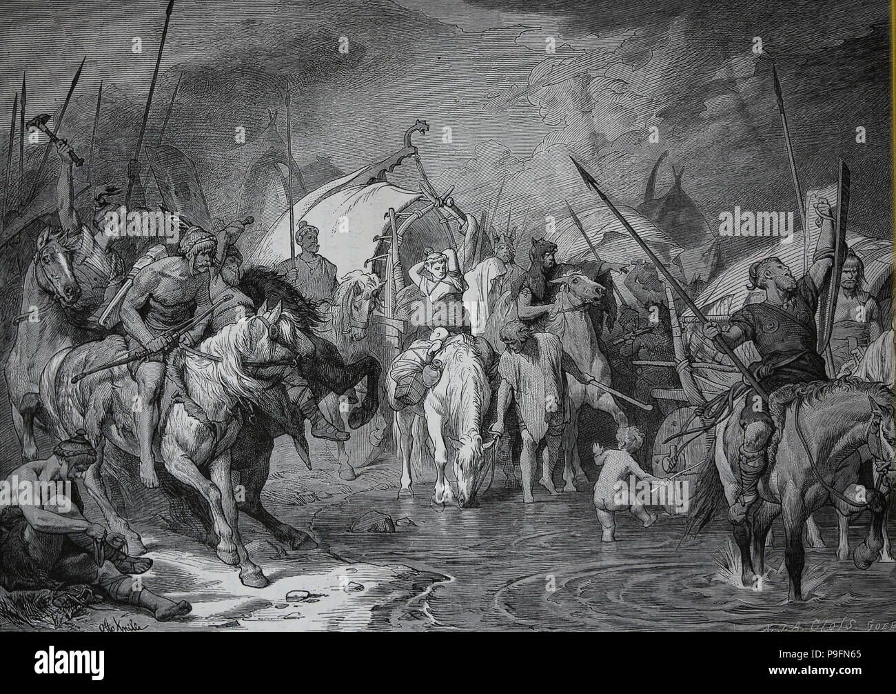 Migration Period (Germanic Tribes and the Huns). 4th-6th century ...