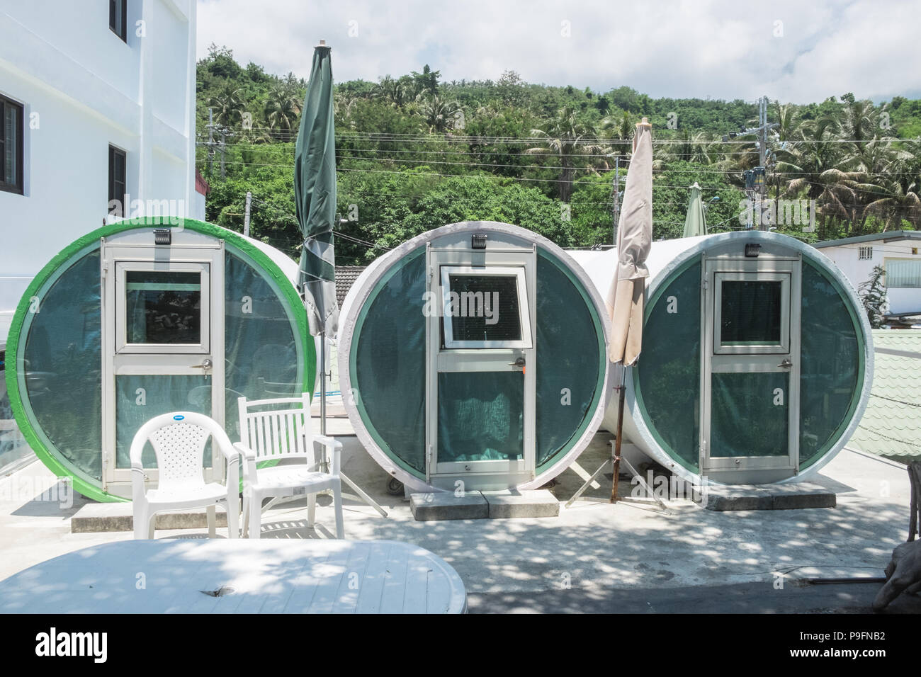 Concrete,pipe,tube,building,accommodation,beach,resort,near,Taichung ...