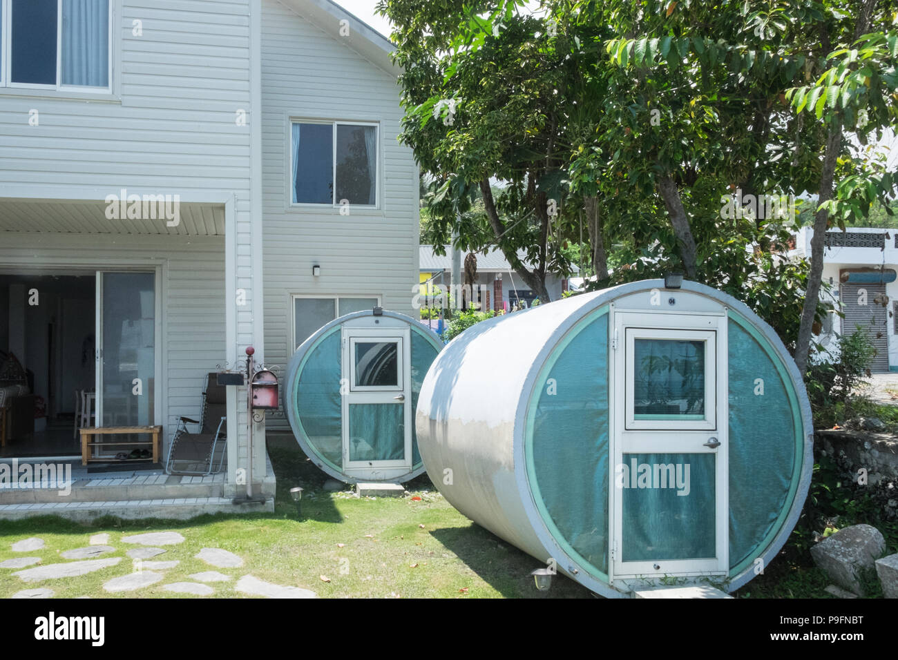 Concrete,pipe,tube,building,accommodation,beach,resort,near,Taichung ...