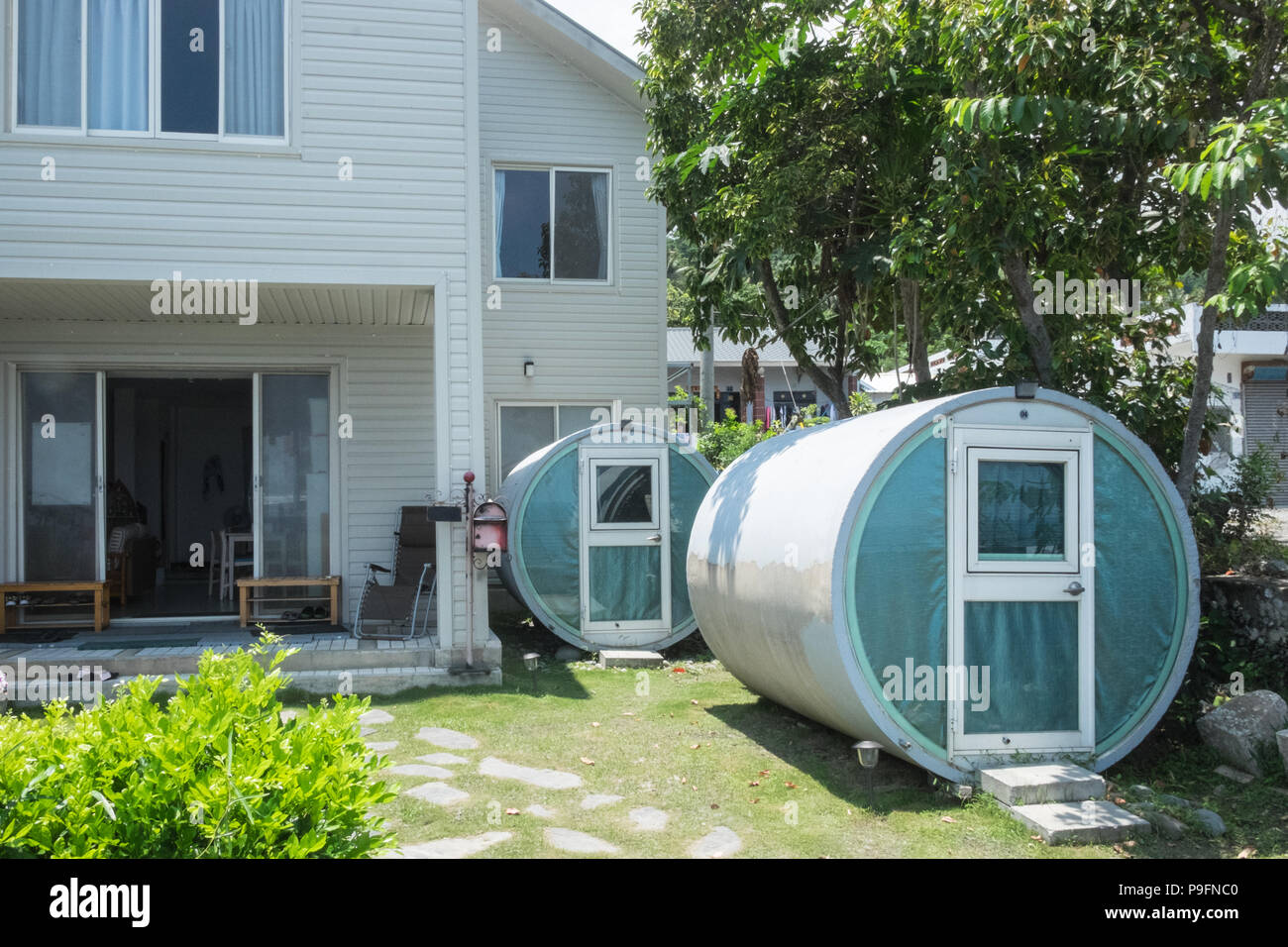 Concrete,pipe,tube,building,accommodation,beach,resort,near,Taichung ...