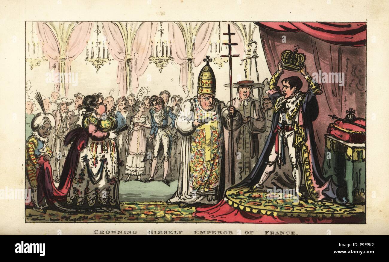 Napoleon Bonaparte Crowned Himself