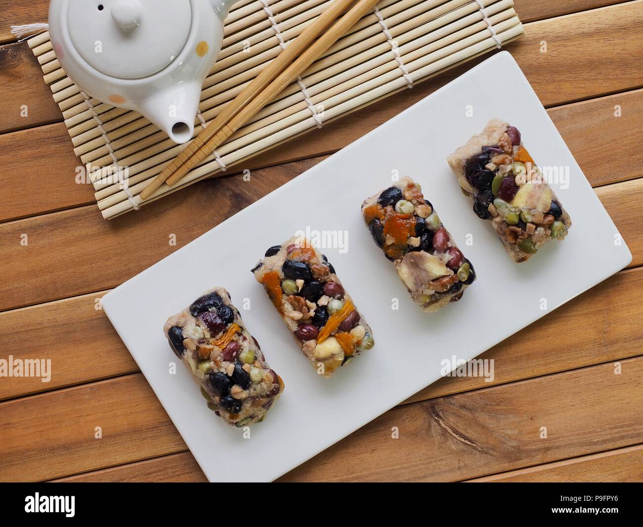 Korean food, nutrition rice cake Stock Photo - Alamy