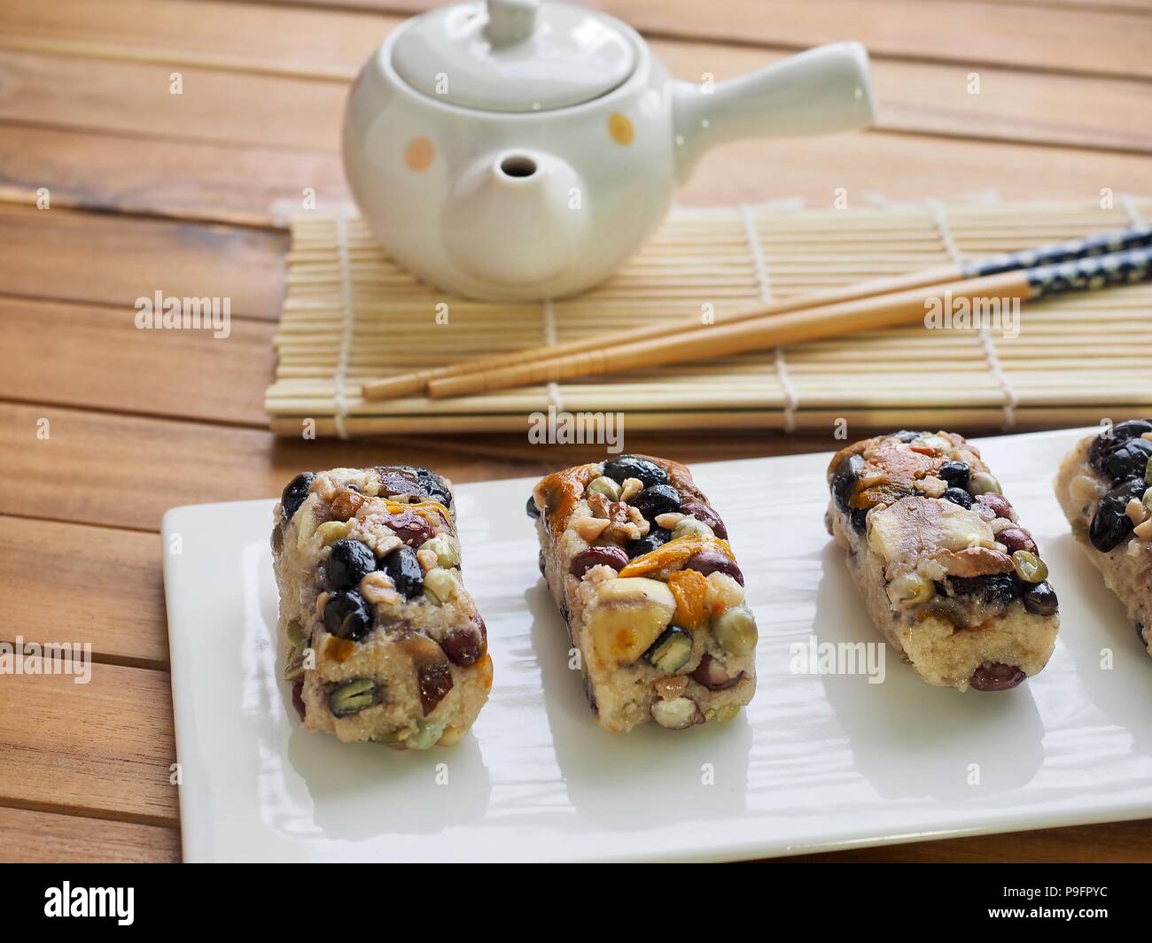 Korean food, nutrition rice cake Stock Photo - Alamy