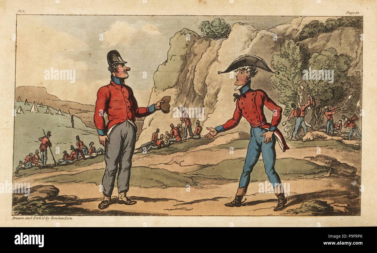 Ensign Johnny Newcome and his Subaltern on half rations after the ...