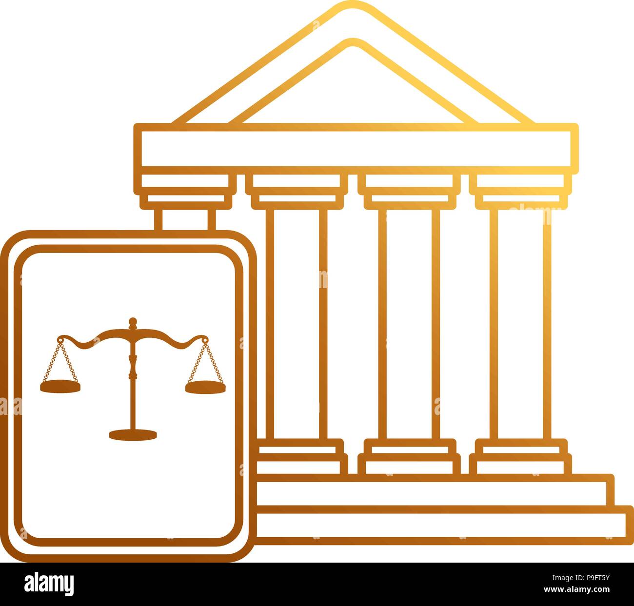 Court of columns Stock Vector Images - Alamy