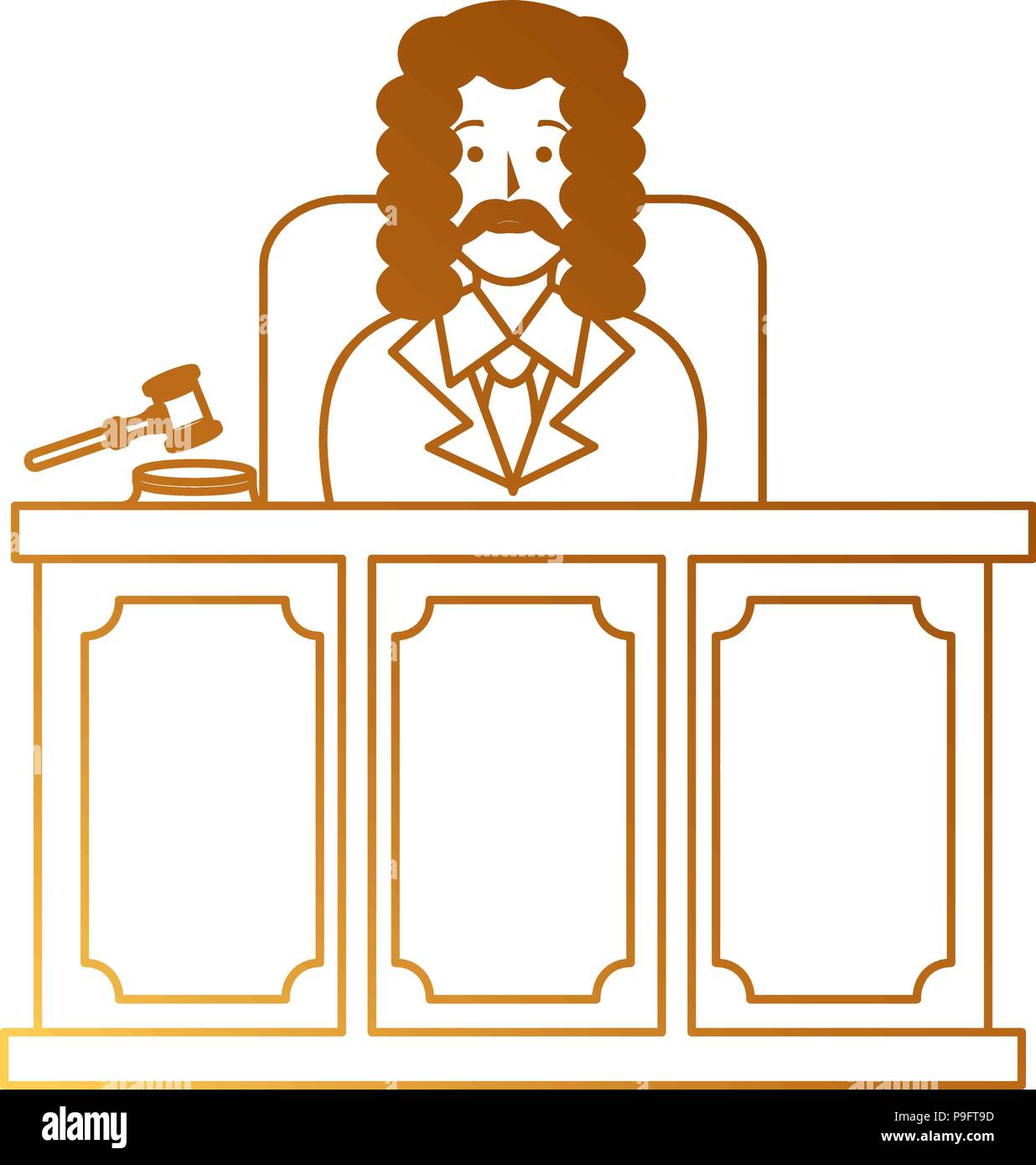 Judge podium hi-res stock photography and images - Alamy