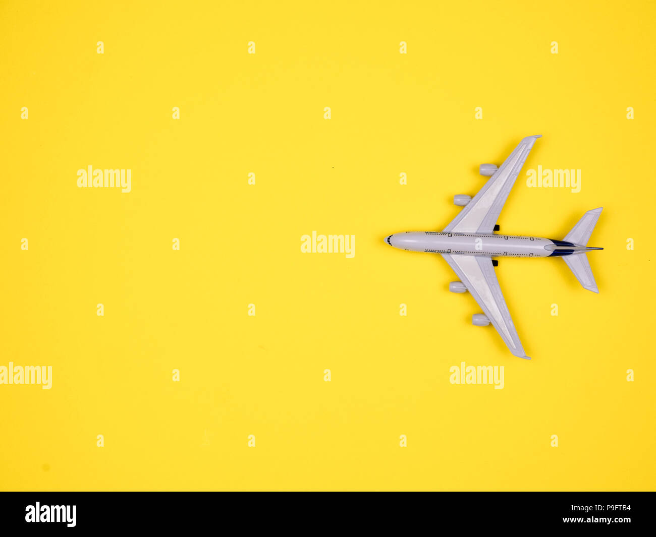 Plane display from top view perspective Stock Photo - Alamy