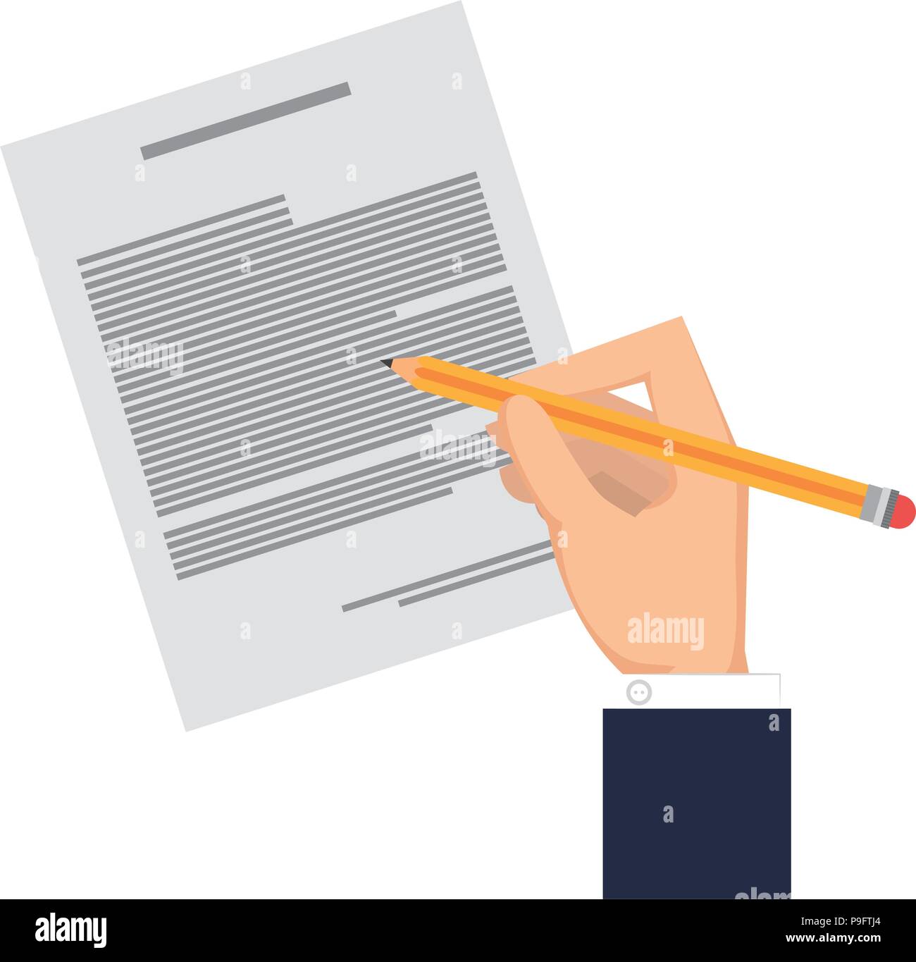 Office files documents in Stock Vector Images - Alamy