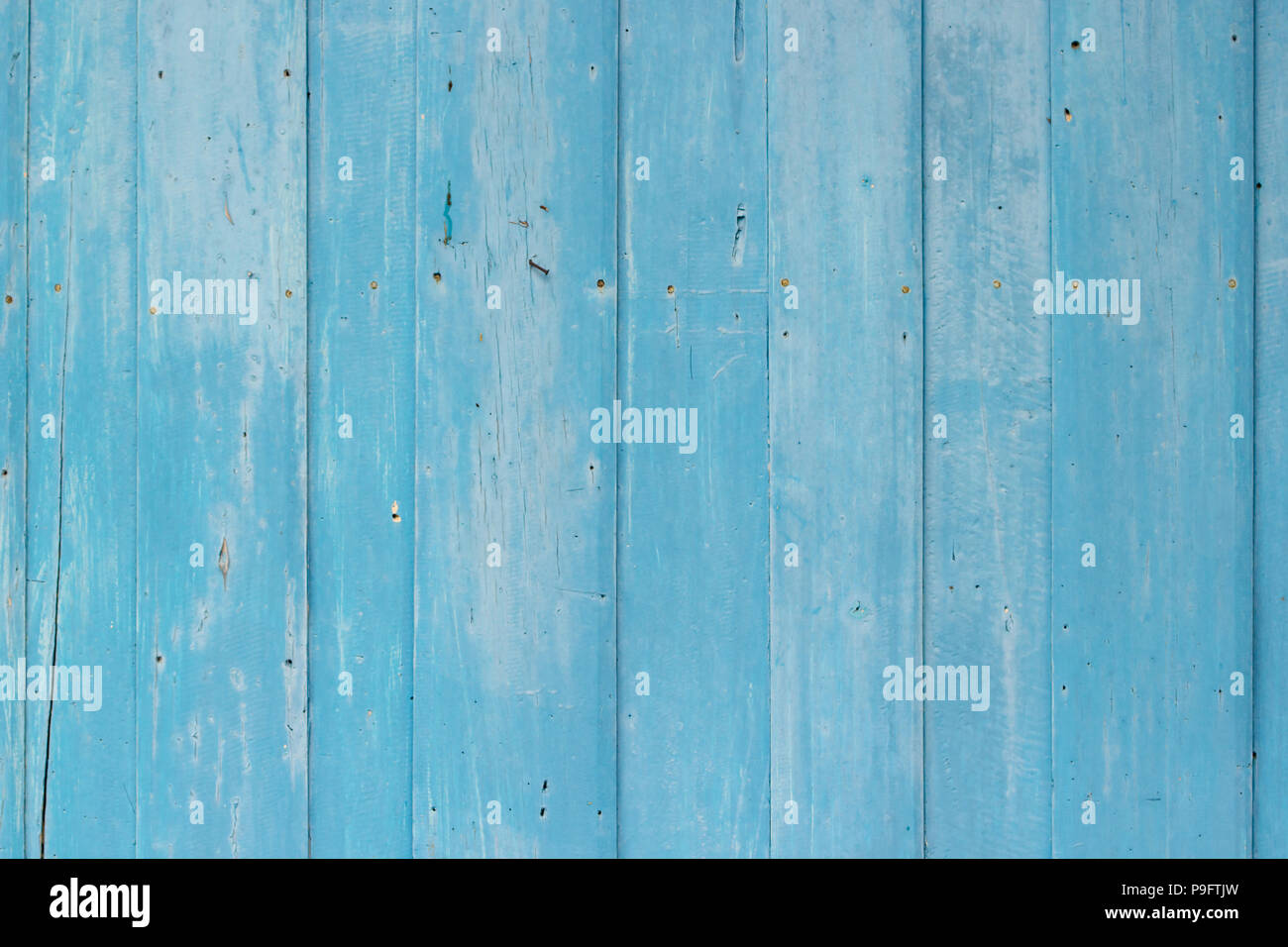 Blue wood textured wall background Stock Photo - Alamy