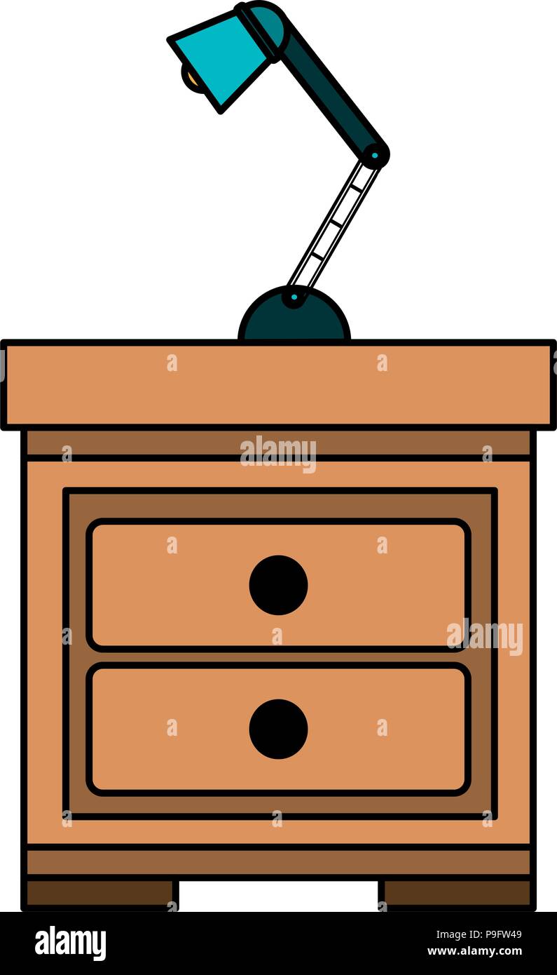 drawer with lamp icon Stock Vector Image & Art - Alamy