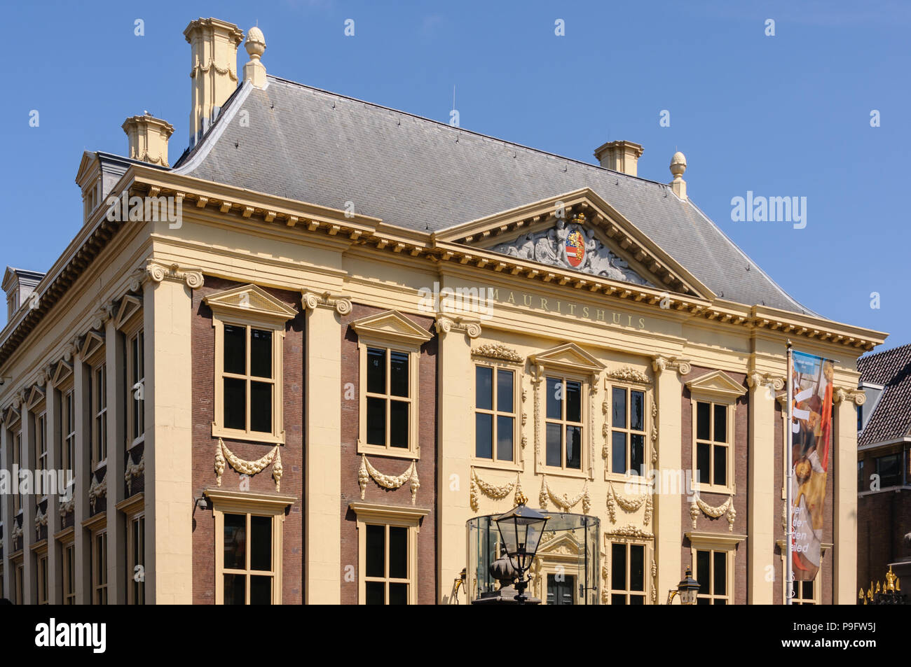 Mauritshuis art museum, built between 1636 and 1641, in the Hague ...
