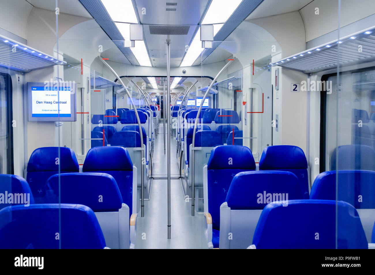 Empty tram seats hi-res stock photography and images - Alamy