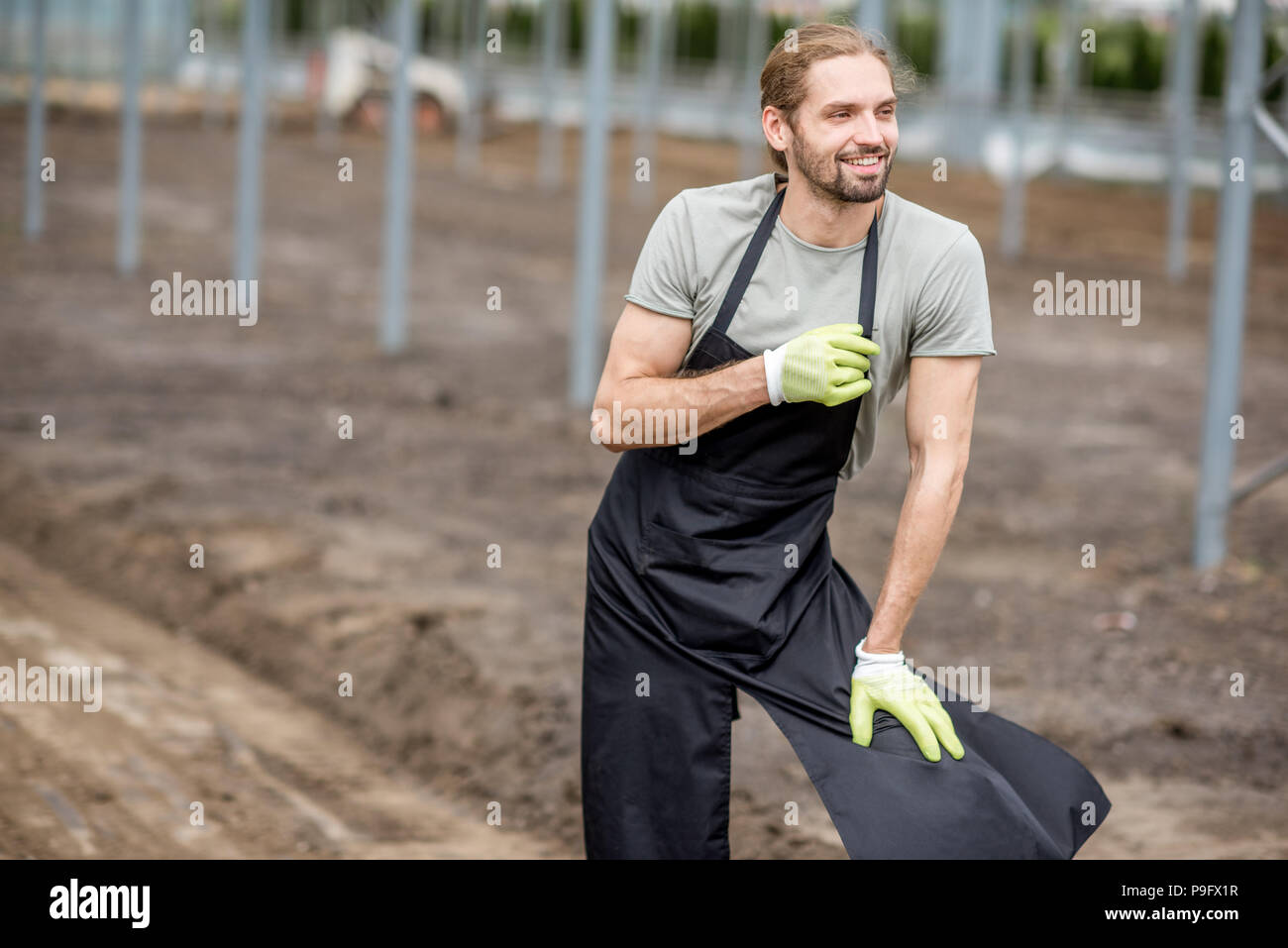 Man farmer portrait uniform hi-res stock photography and images - Alamy