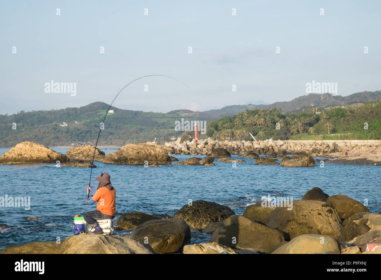 Xin Lin, beach,harbour, tropical,scenery,Taitung,Taitung County,East ...