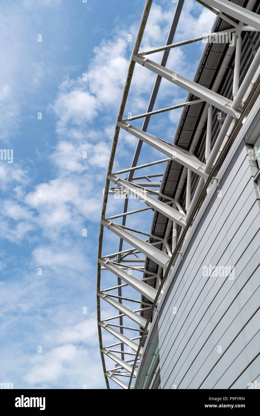 The exterior of Wembley stadium in north London Stock Photo - Alamy