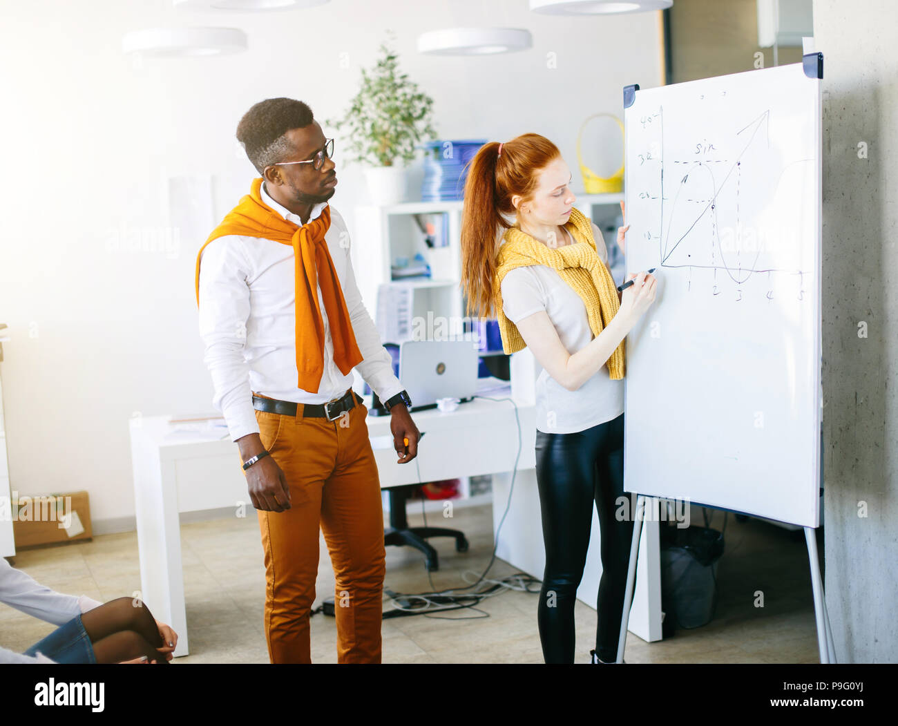 Student explaining math problem hi-res stock photography and images - Alamy