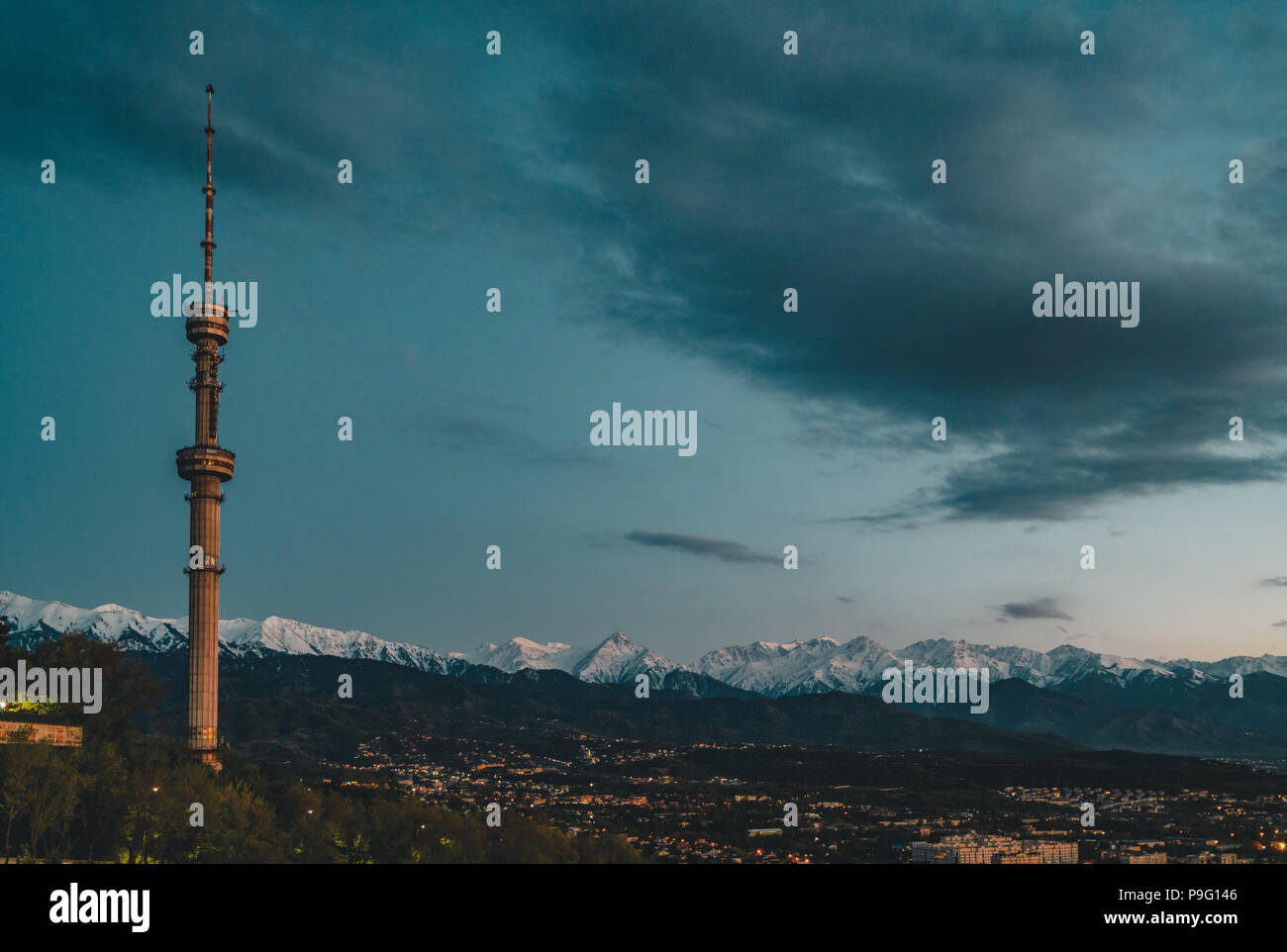 Almaty Television Tower High Resolution Stock Photography and Images ...