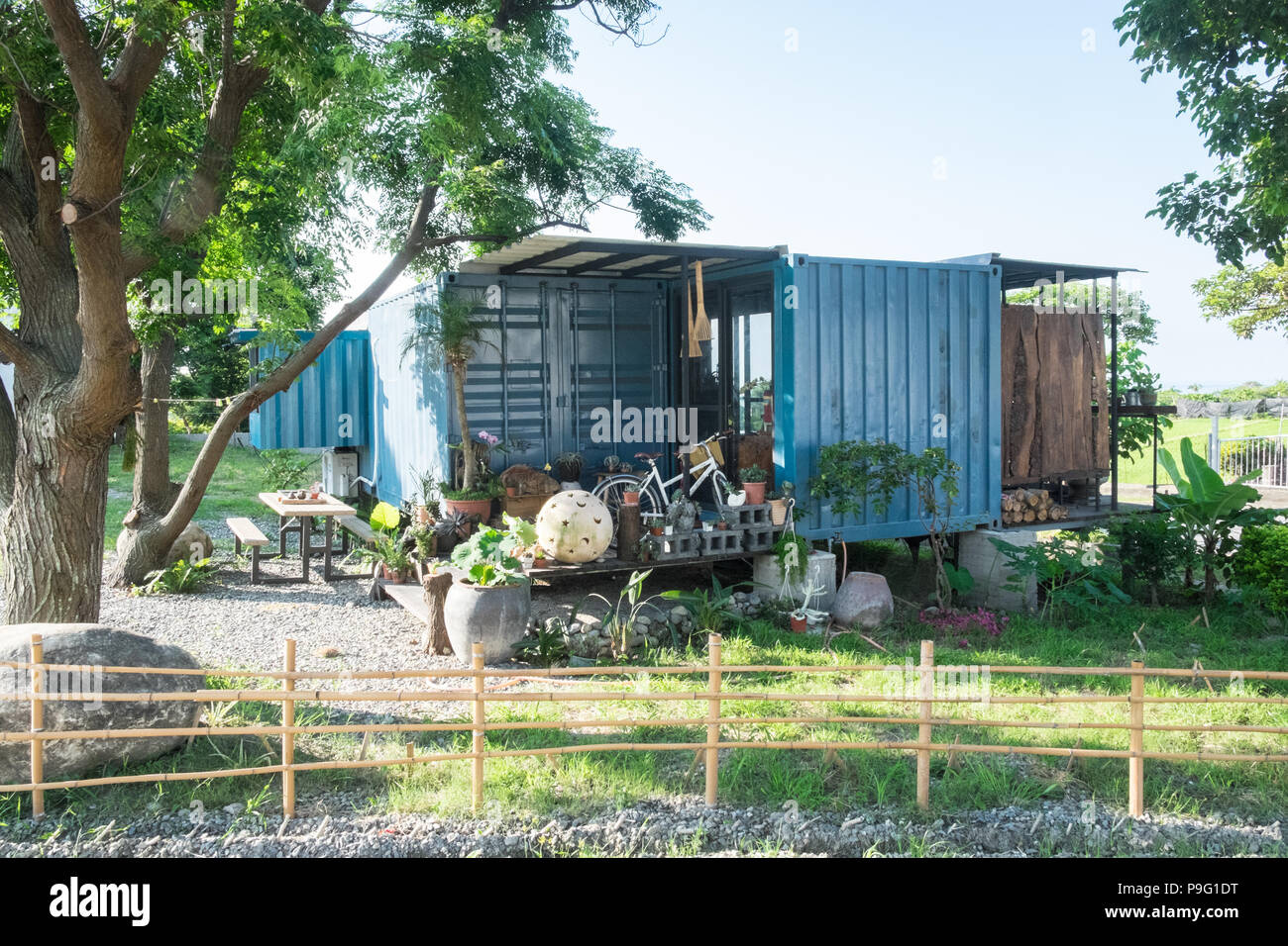 Shipping,container,house,Dulan,village,Taitung,Taitung County,East ...