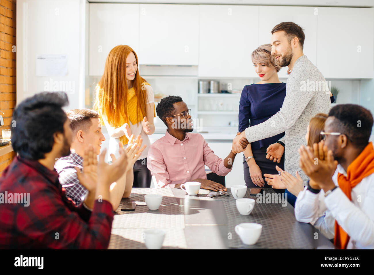 Group of smart and talented business people Stock Photo - Alamy