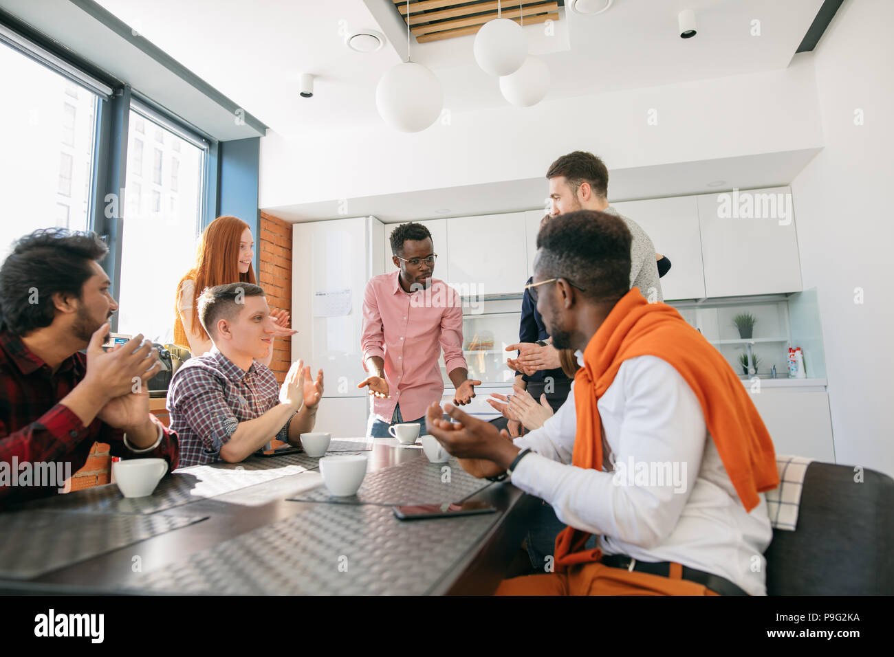 Telling anecdotes hi-res stock photography and images - Alamy