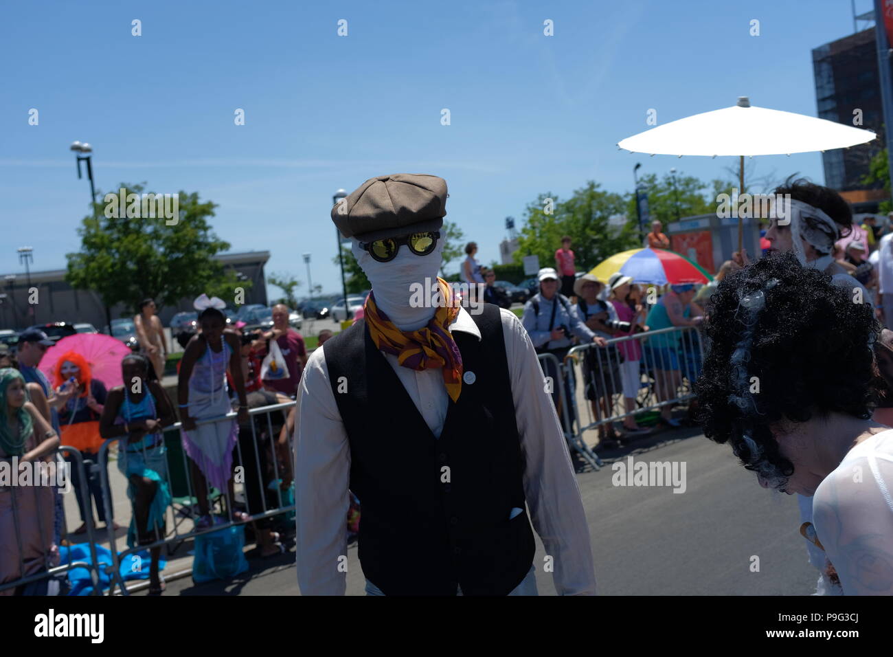 2018 Mermaid Parade in Coney Island Featuring: Atmosphere Where ...
