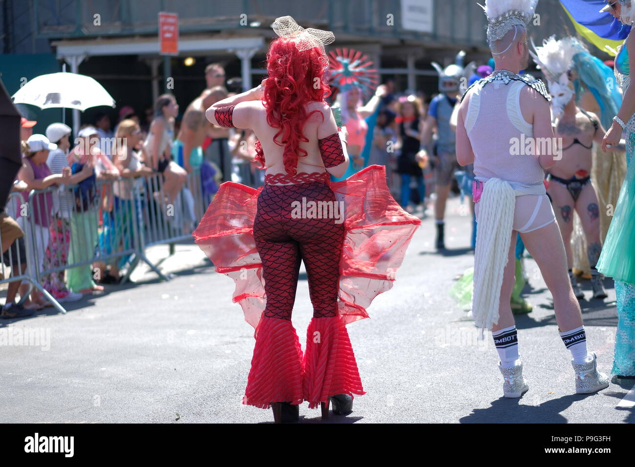 2018 Mermaid Parade in Coney Island Featuring: Atmosphere Where ...