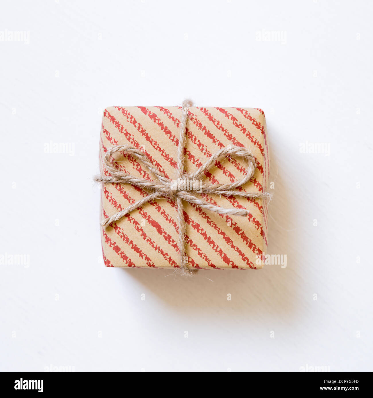 Stripe pattern gift box hi-res stock photography and images - Alamy