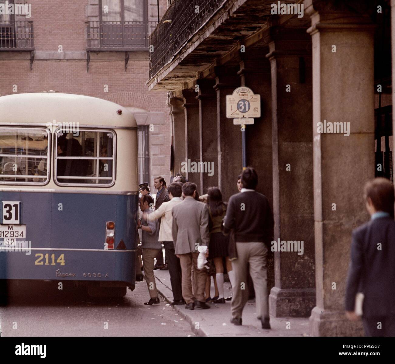 Bus spain 1970 hi-res stock photography and images - Alamy