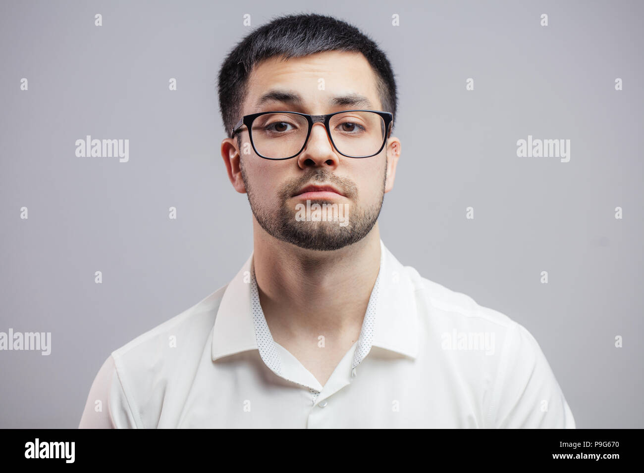 strict arrogant boss supervising office work. oversee work. control ...