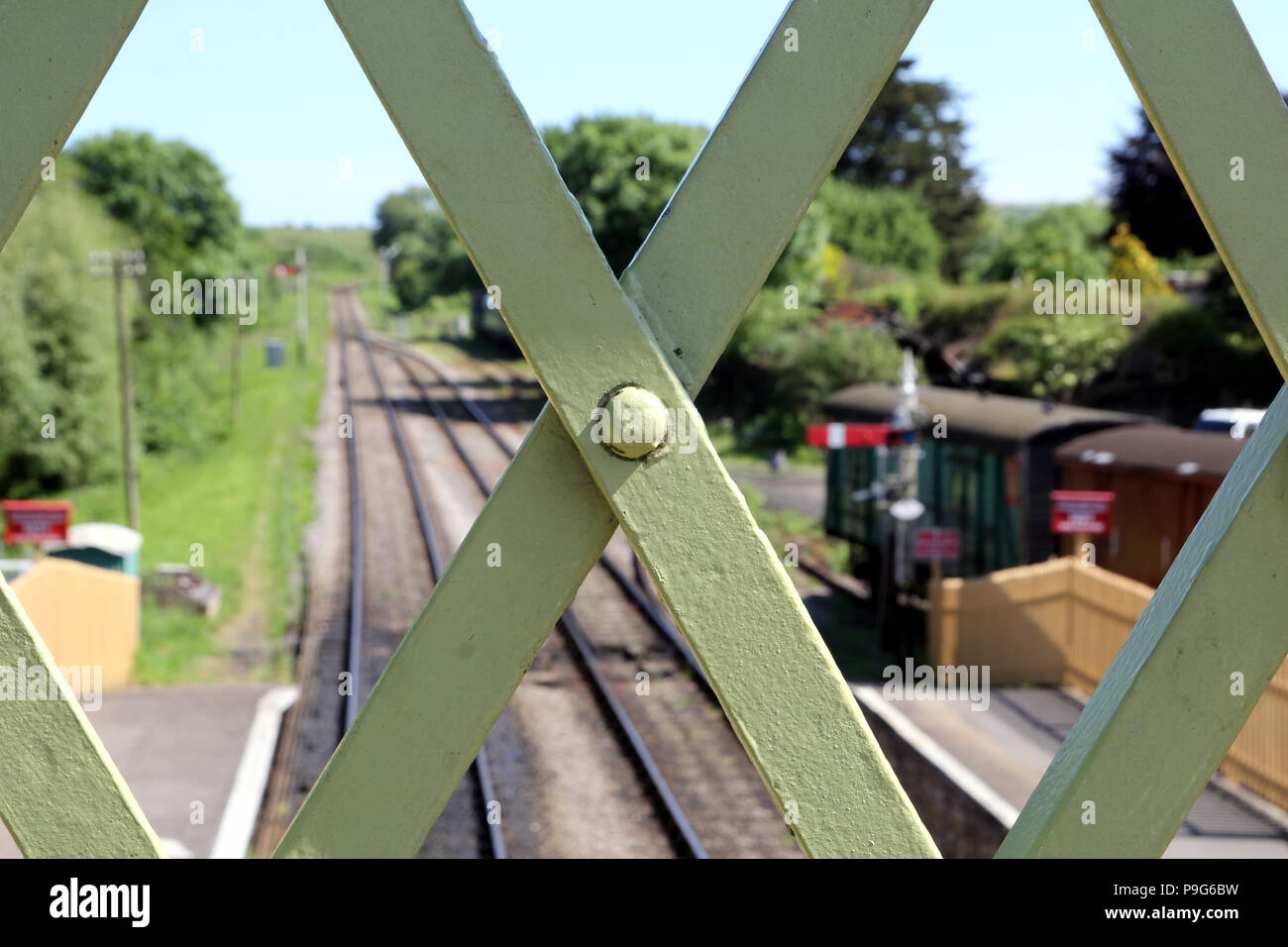 Victorian railway footbridge hi-res stock photography and images - Alamy