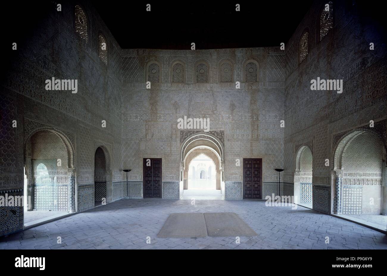 PALACIO DE COMARES O DEL TRONO - SALON DE COMARES O DE EMBAJADORES ...