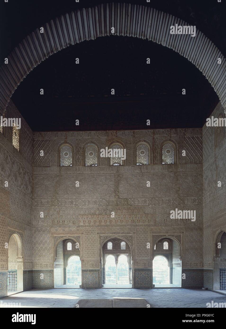 PALACIO DE COMARES O DEL TRONO - SALON DE COMARES O DE EMBAJADORES ...