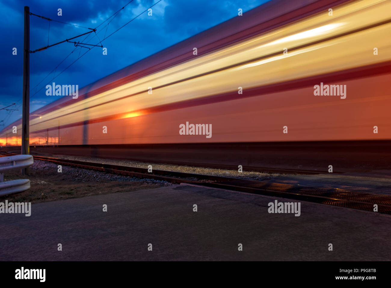 Night express hi-res stock photography and images - Alamy