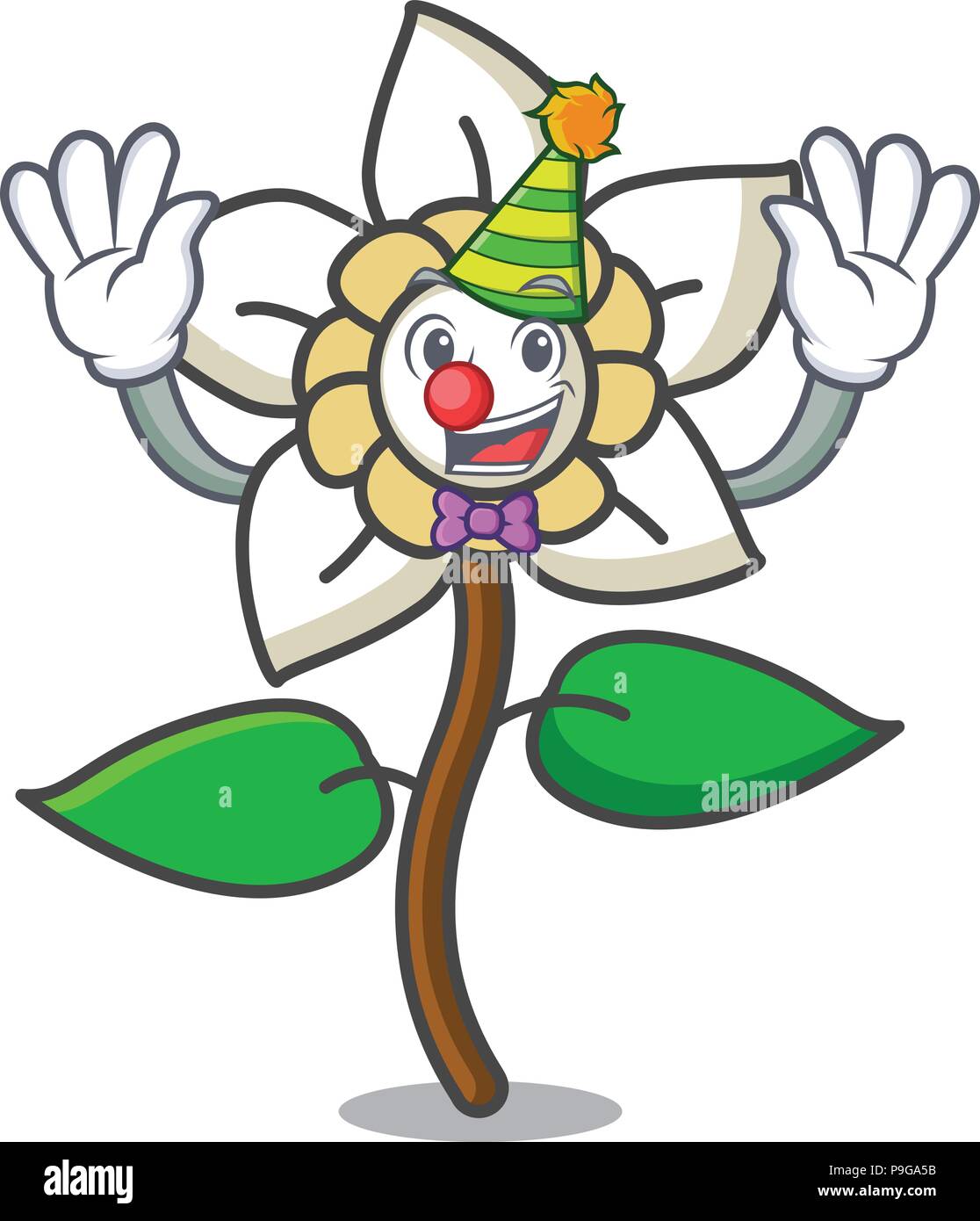 Clown flower bouquet Stock Vector Images - Alamy