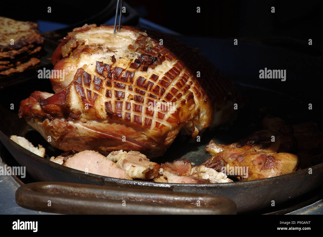 Spit roasting hi-res stock photography and images - Alamy
