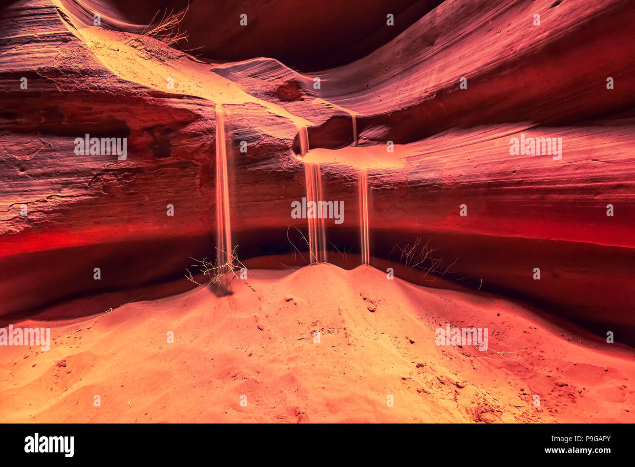 Scenic rocks and valley erosion effect geology hi-res stock photography ...